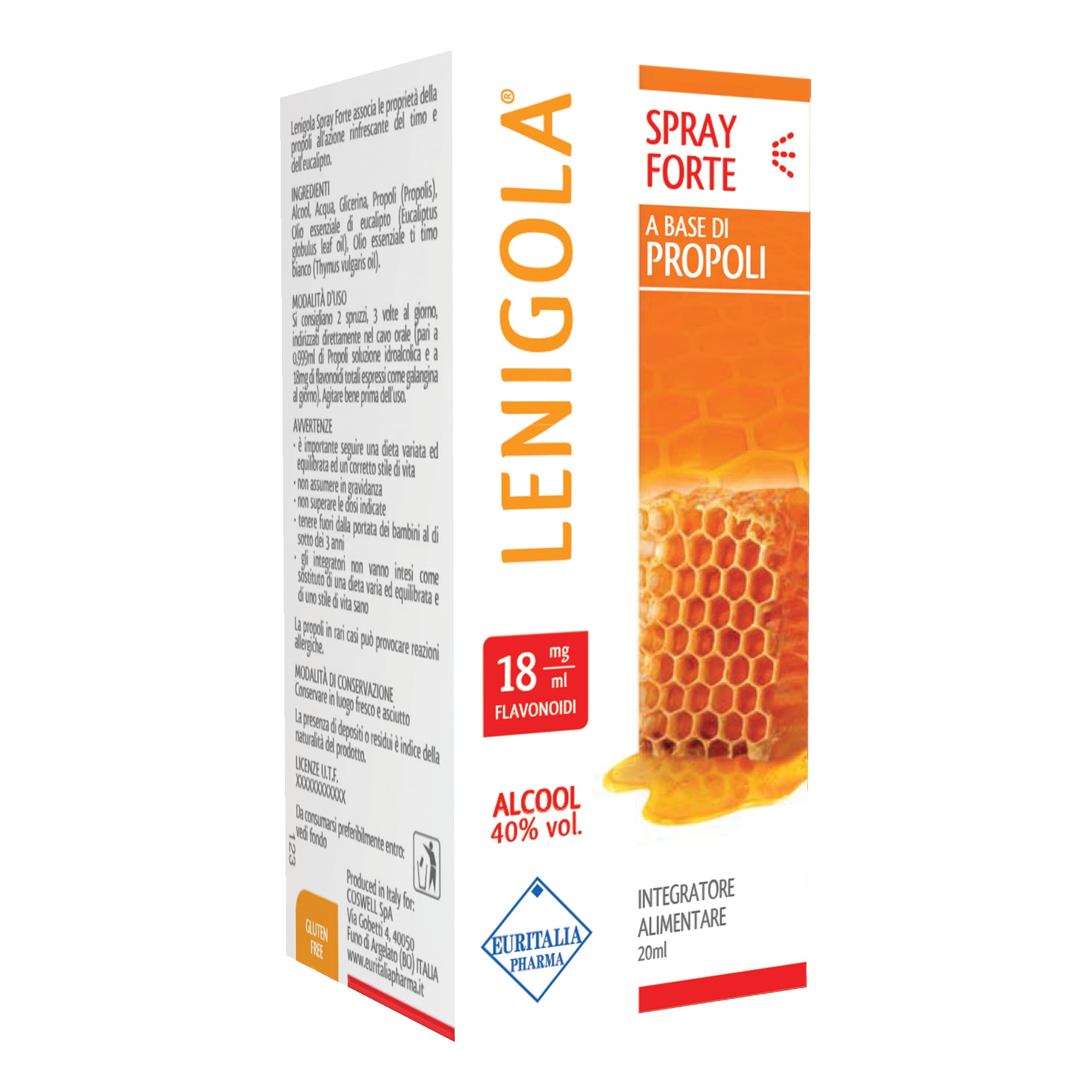 LENIGOLA SPRAY FORTE 20ML | FarmaHome