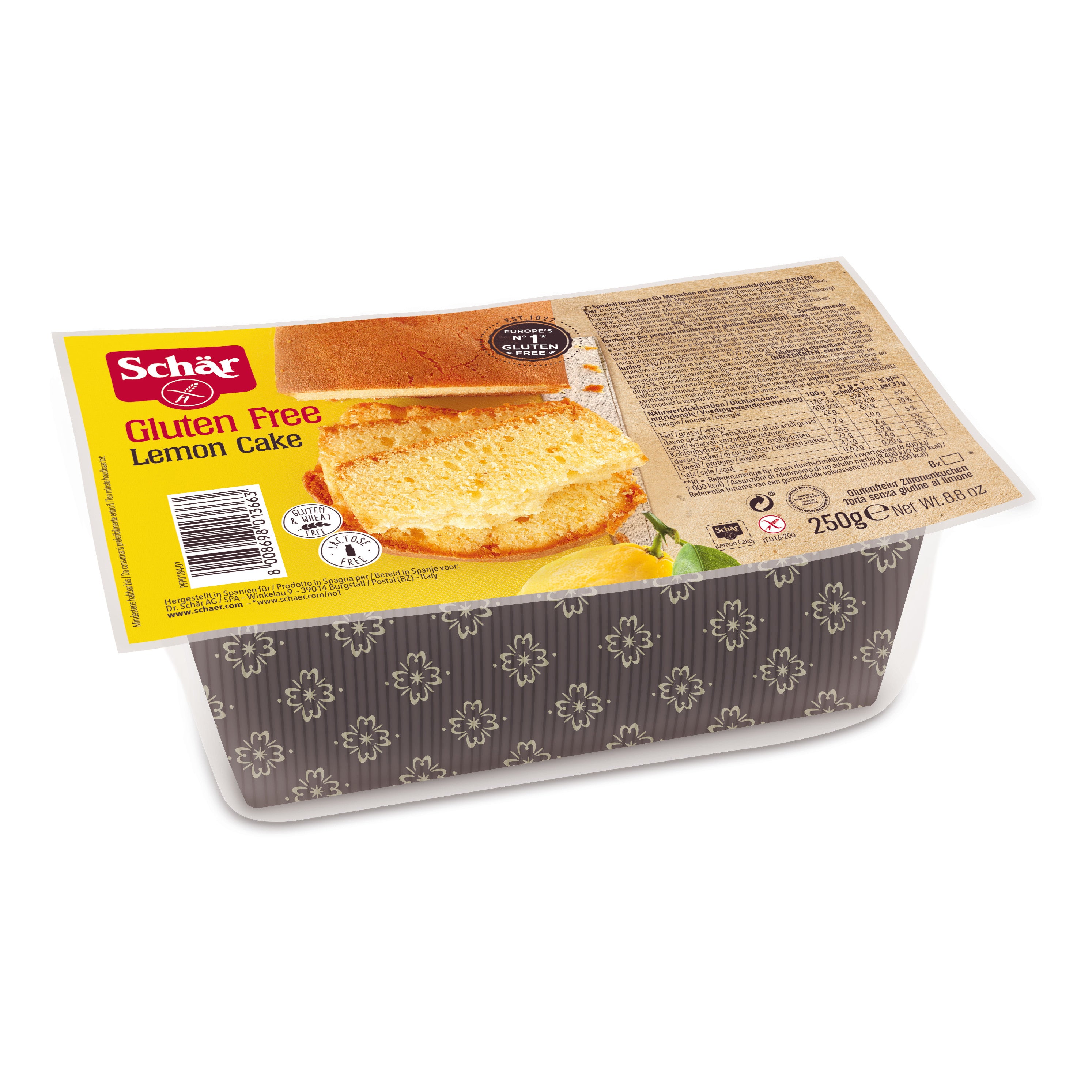 SCHAR LEMON CAKE 250G | FarmaHome