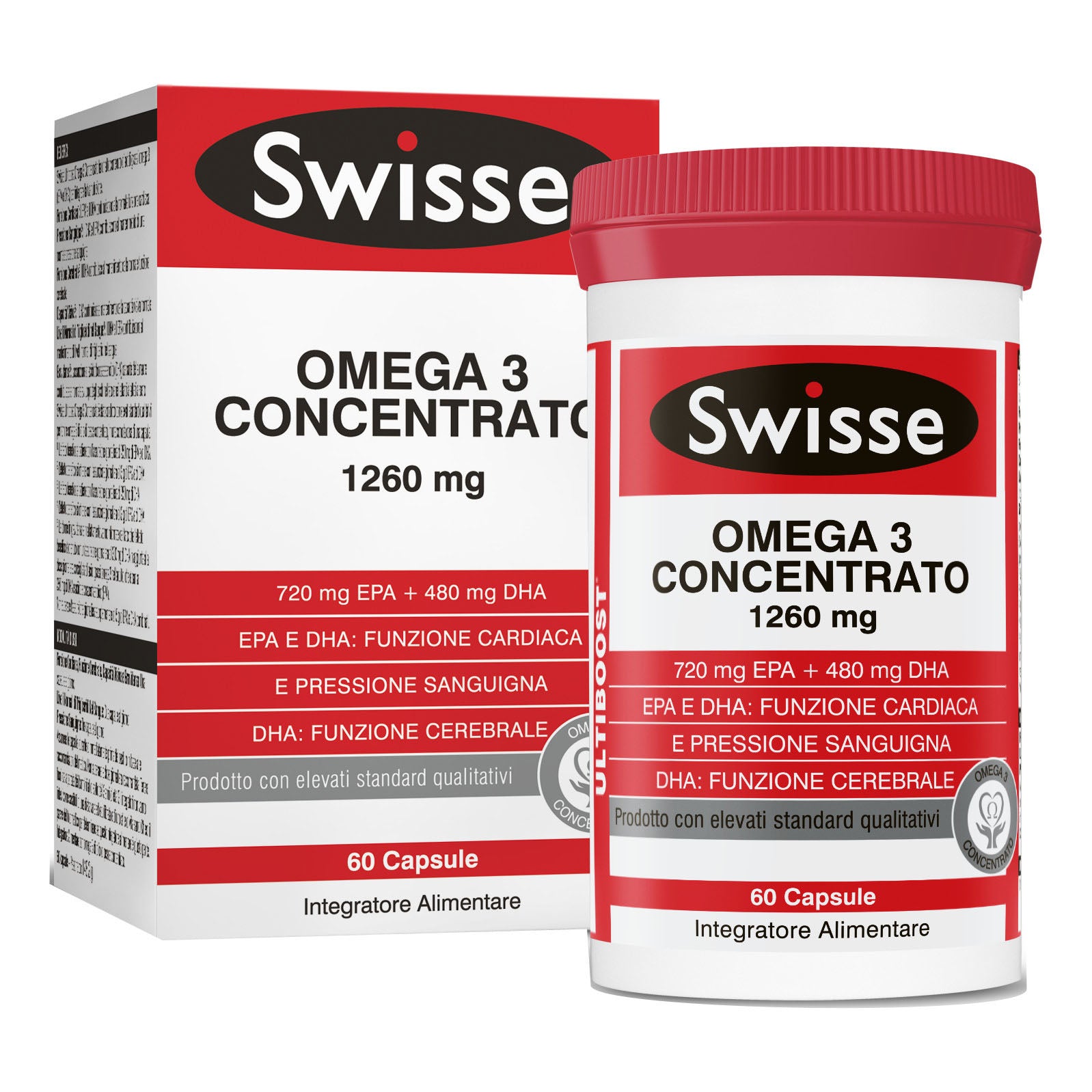 SWISSE OMEGA 3 CONC 60CPS | FarmaHome