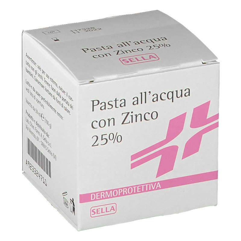 PASTA ACQUA CON ZINCO 25% 100ML SELLA | FarmaHome